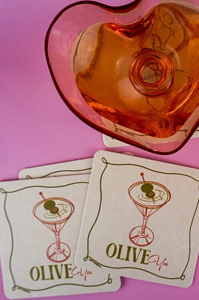 Dirty Martini Coaster Set of 5 – Studio Wallflower