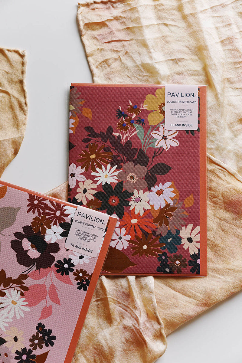 floral greeting card card pavilion greeting cards shop wallflower ...