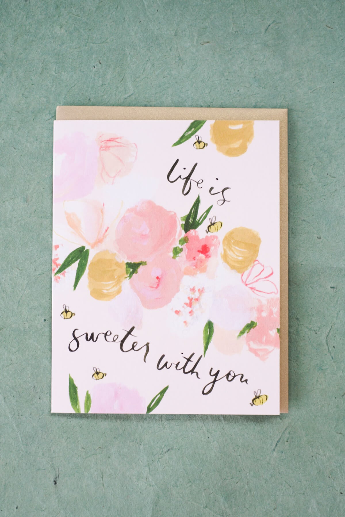 life is sweeter card our heiday shop greeting cards on wallflower ...